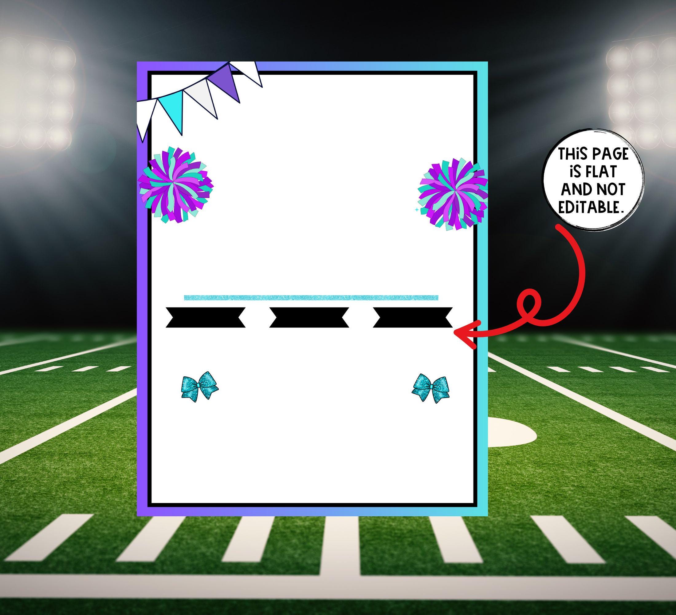 Cheerleading Raffle Fundraiser Template | Cheer Coach | Cheer ...