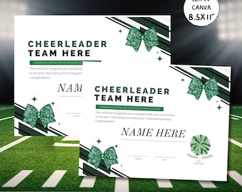 Maroon Editable Cheerleading Award Certificates| Team Cheerleader ...