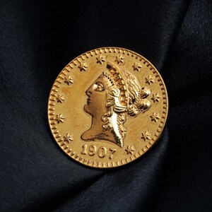1907 Gold Eagle Coin, United States of American Coin, 10 Dollar Liberty ...