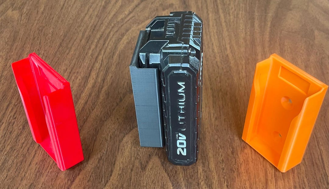Porter Cable 20V Battery Holder: Wall Mount Garage Organizer (4x) - Etsy