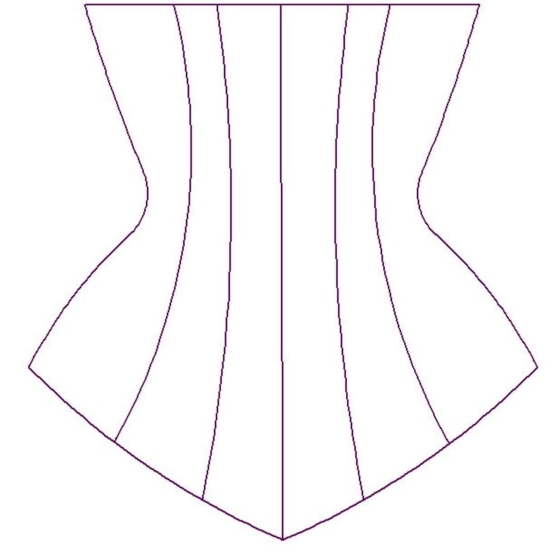 Paper Sewing Pattern for Custom Underbust Corset - Etsy