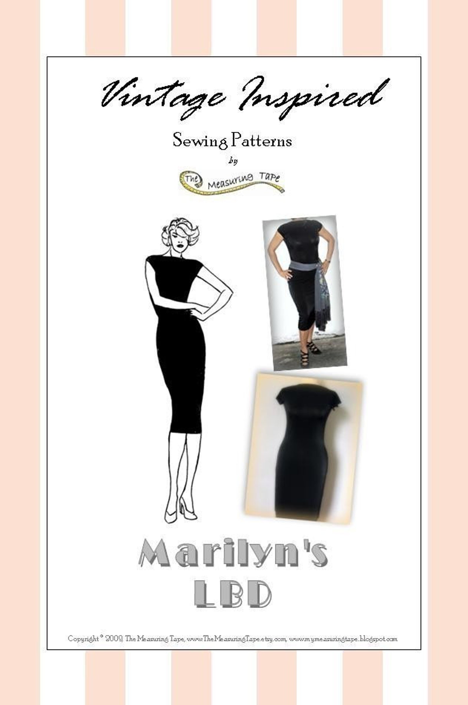 Paper Sewing Pattern for Women Marilyn's LBD Sheath - Etsy