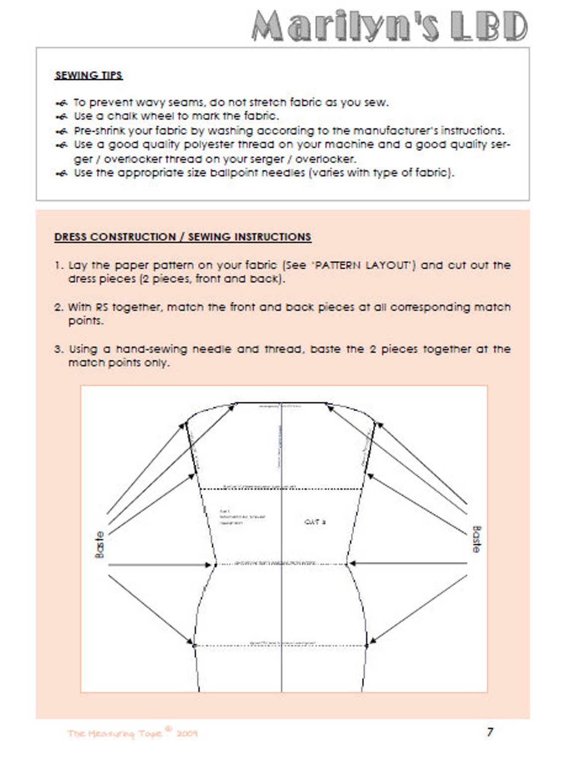 Paper Sewing Pattern for Women Marilyn's LBD Sheath - Etsy