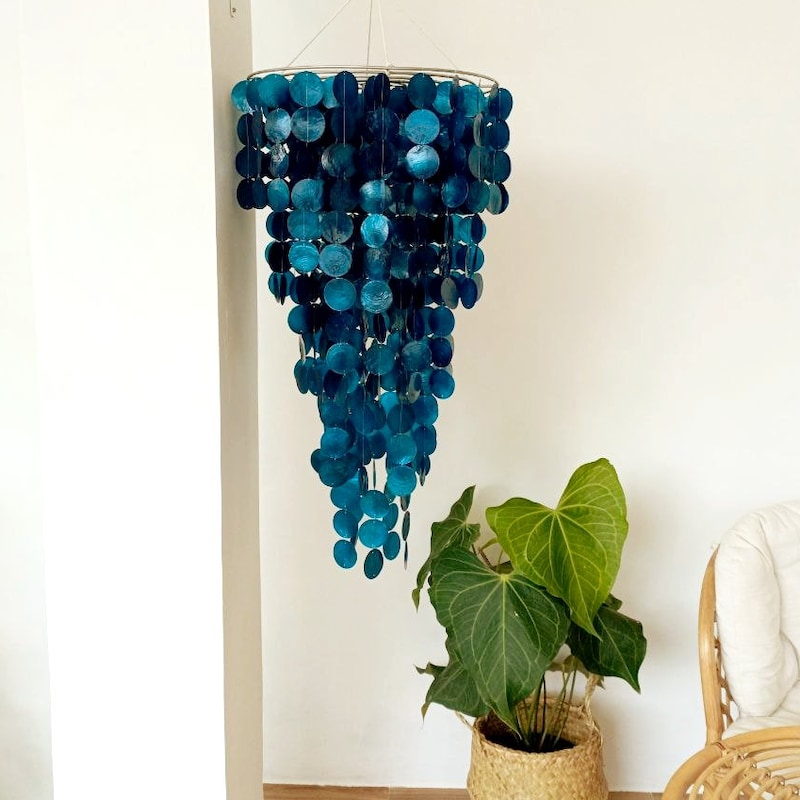 Capiz Shell Chandelier - Etsy