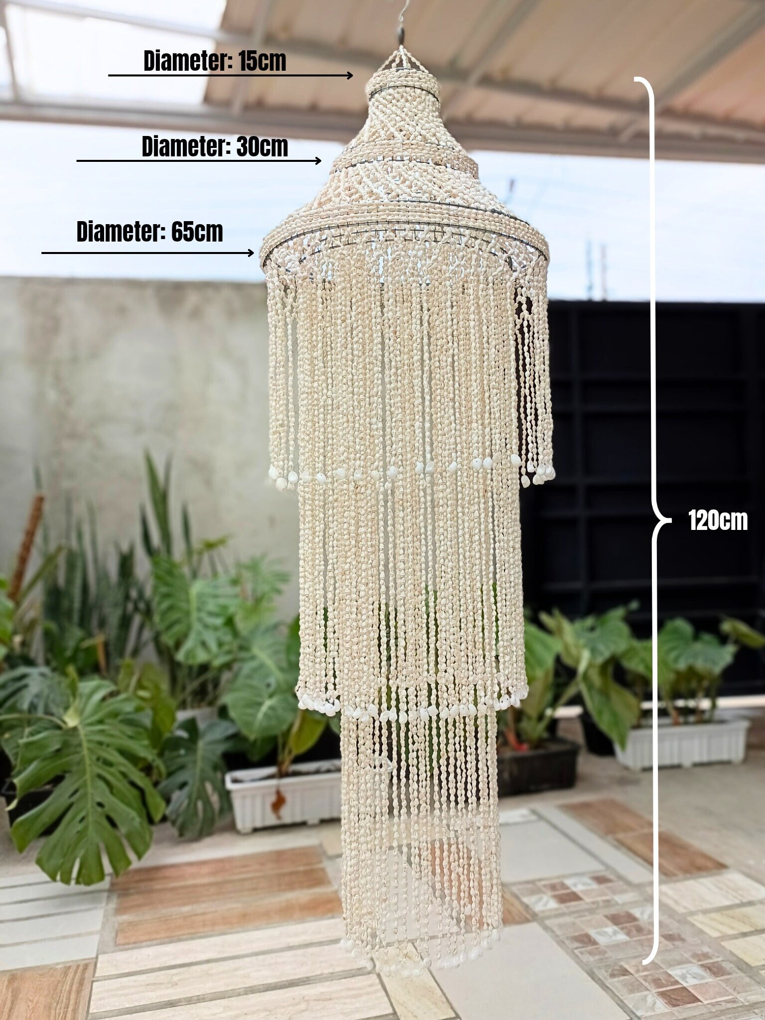 Natural Seashell Chandelier, Seashells Decoration, Shell Wind Chimes - Etsy