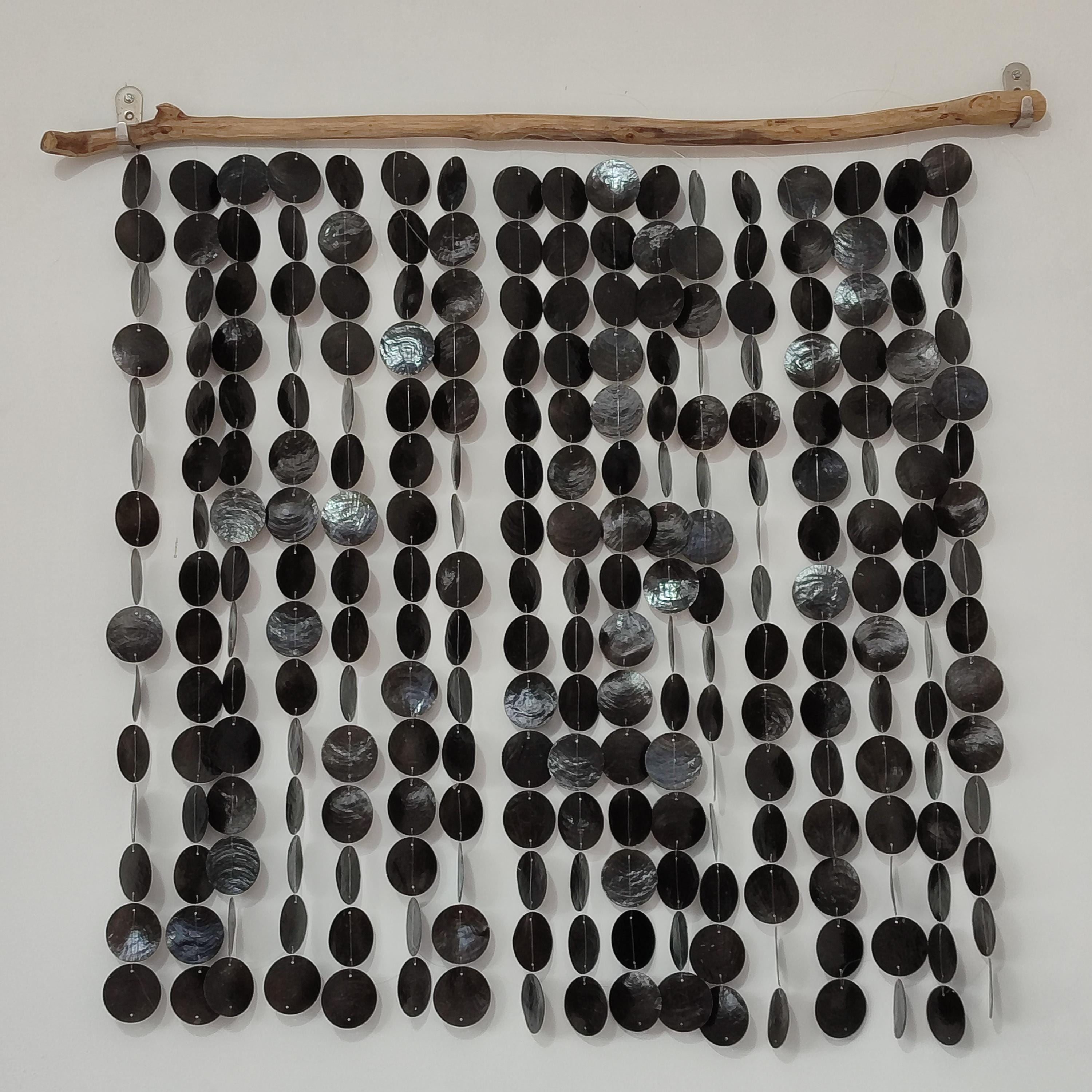 Natural Capiz Shell Curtain: Coastal Wall Art Decor - Etsy