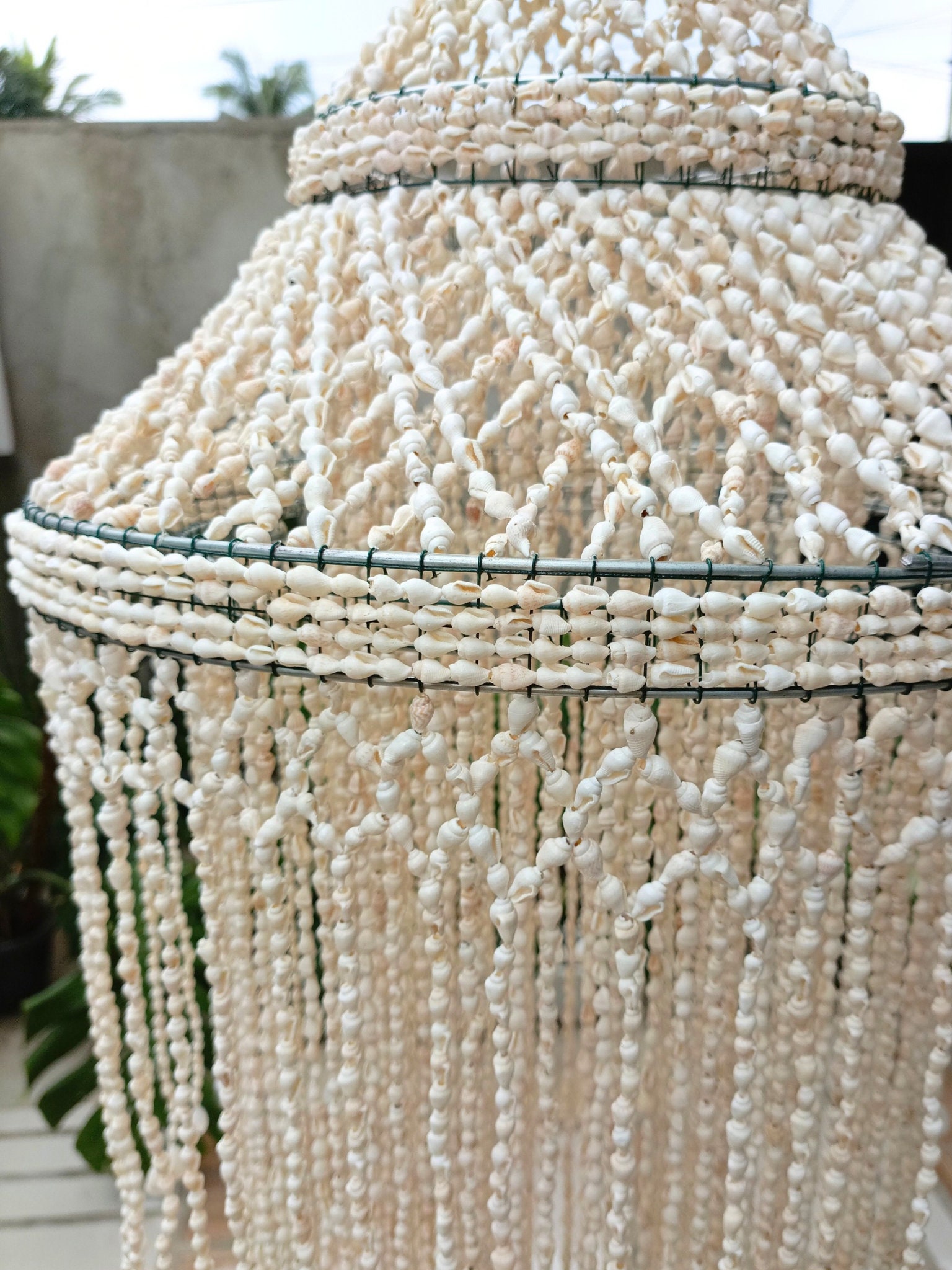 Natural Seashell Chandelier, Seashells Decoration, Shell Wind Chimes - Etsy