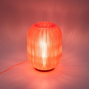 Kokoro Sakura Rouge Table Lamp: Japanese Style, 3D Printed - Etsy
