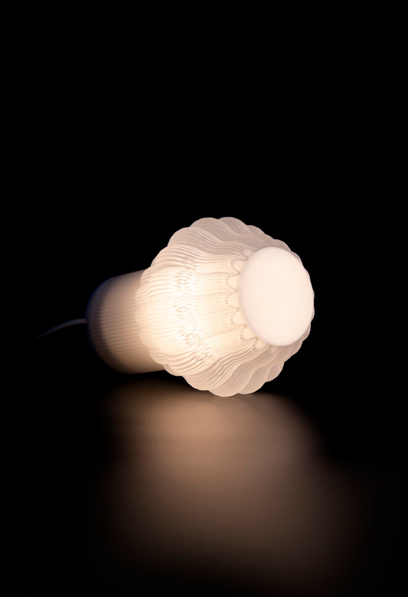 Asahi Dawn Lamp: 3D Printed Biodegradable Plastic Table Lamp - Etsy