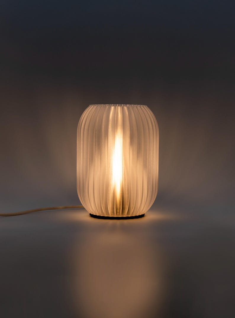 Kokoro Silken Mist Lamp: 3D Printed Table Lamp by PRISMA Lab - Etsy