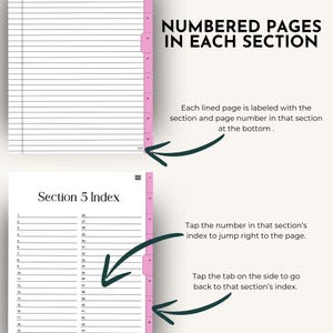 Remarkable Paper Pro Pink Tabbed Notebook - Hyperlinked Notebook to ...