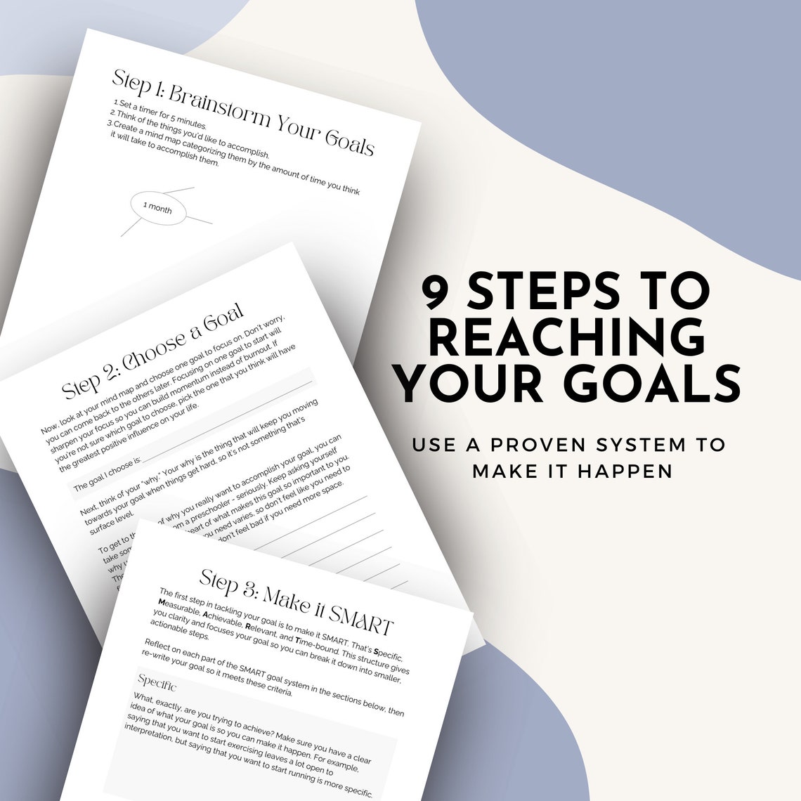 Ultimate Goal Setting Workbook - 9 Steps to Achieving Your Dreams ...