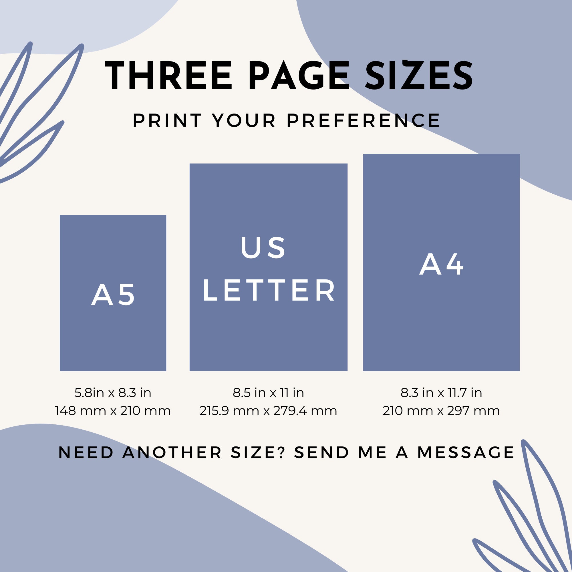 Printable Weekly Focus Planner PDF With Monthly Calendar and Weekly ...