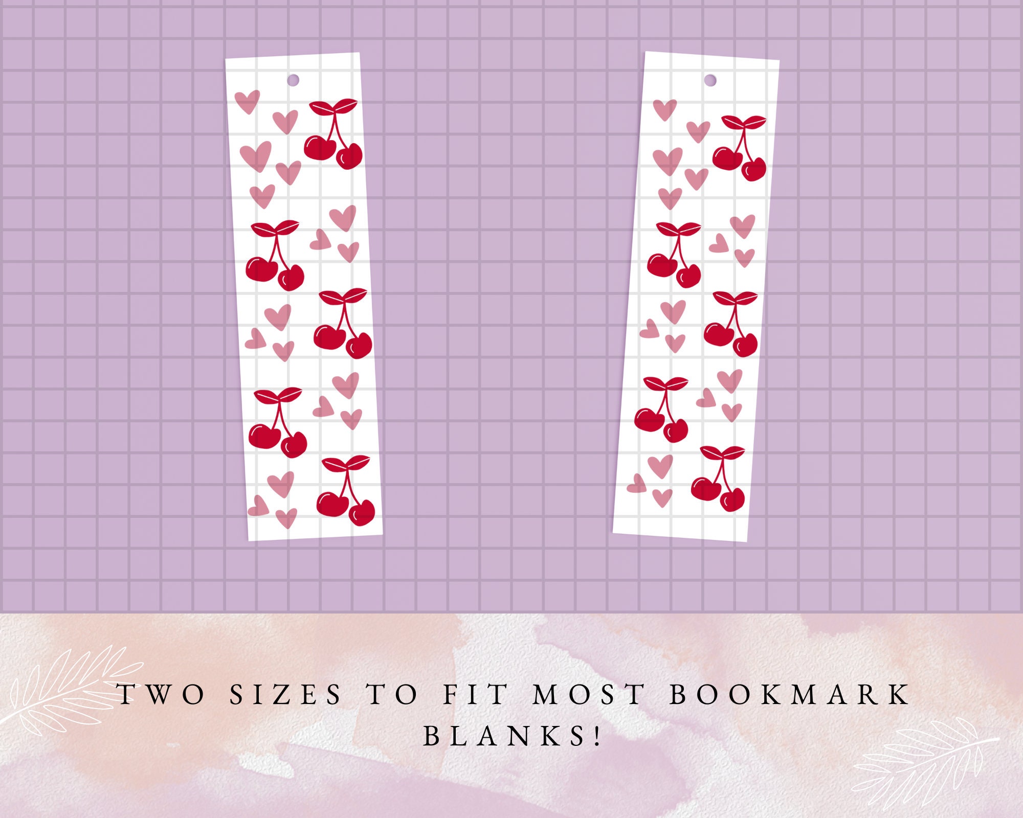 Bookmark SVG, Cherry Bookmark SVG, Bookmark Template, Bookmark Png ...