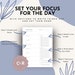 Printable Weekly Focus Planner - PDF With Monthly Calendar and Weekly ...