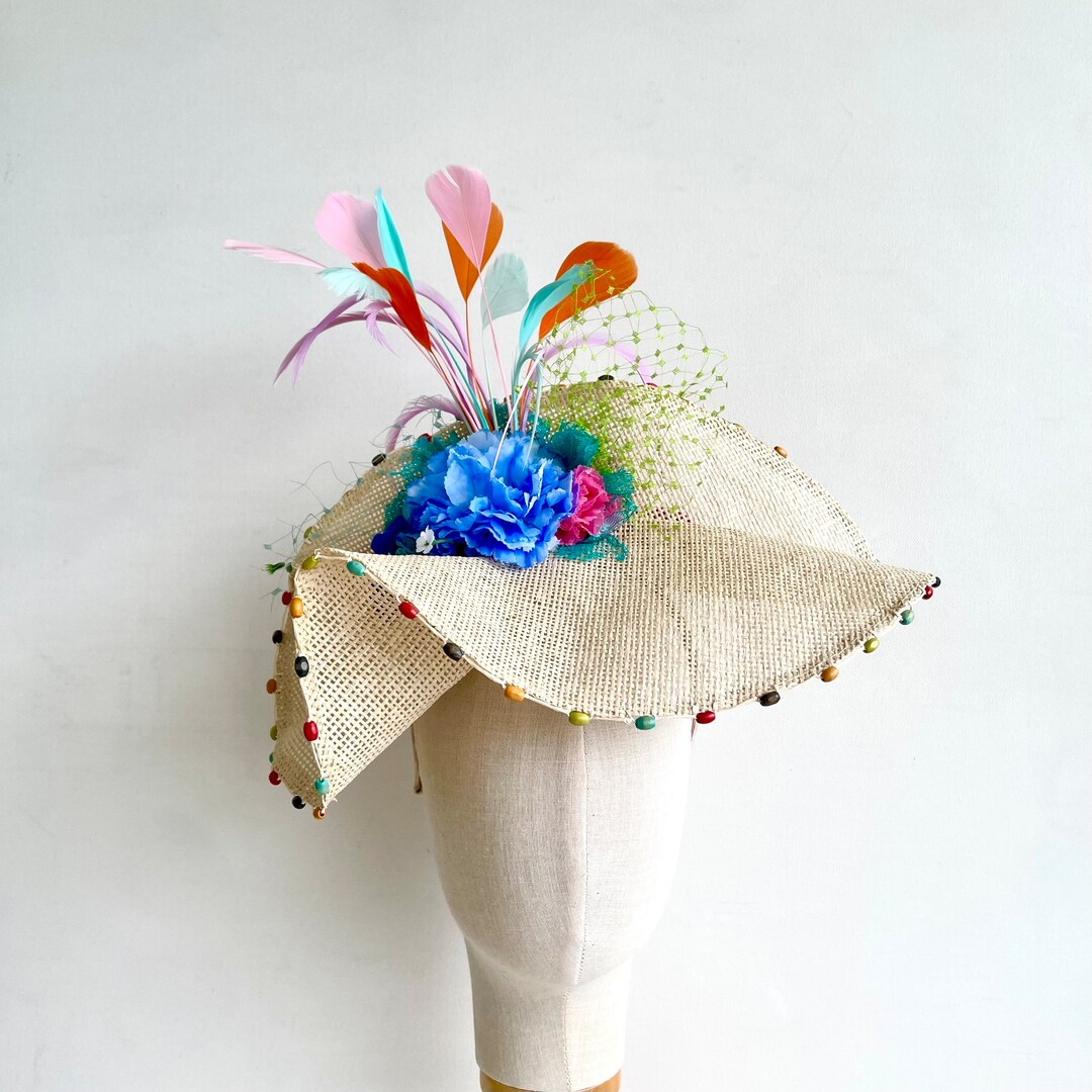 Horse Racing Fascinator Multicolor Headpiece - Etsy