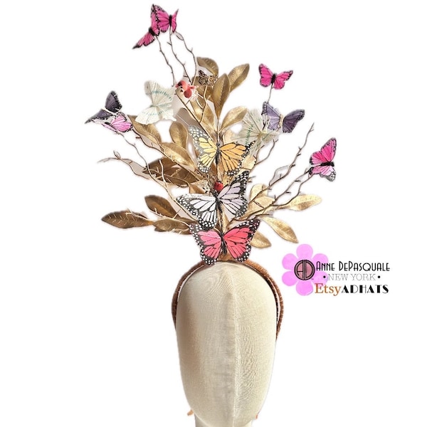 Butterfly Derby Hat - Etsy