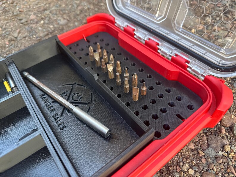 Milwaukee Packout Bit Organizer Insert: Custom 140-bit Storage (48-22 ...