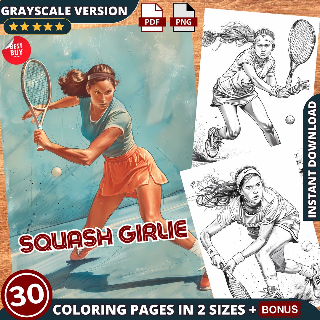 Squash Girlie Coloring Pages Collection for Adults and Teen Girls ...