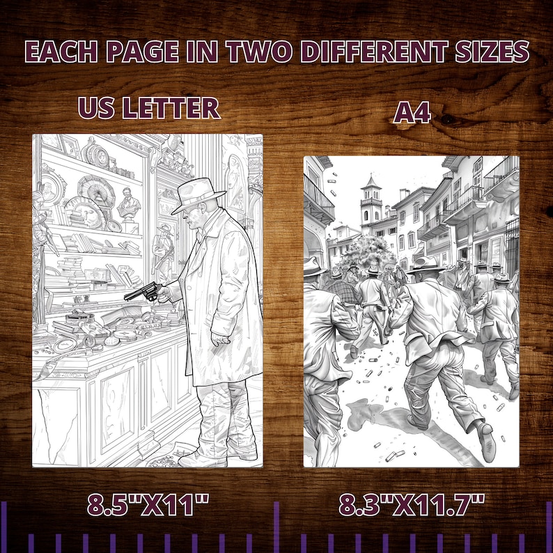 Italian Mafia Coloring Pages Collection for Teen & Adults PDF PNG in 2 ...