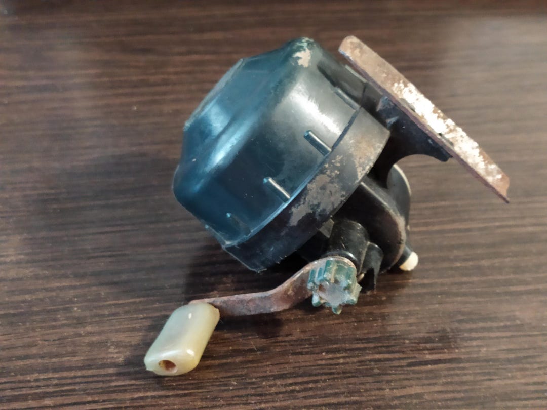 Vintage Original Spinning Soviet Fishing Reel, USSR Fishing Gear, Rare ...