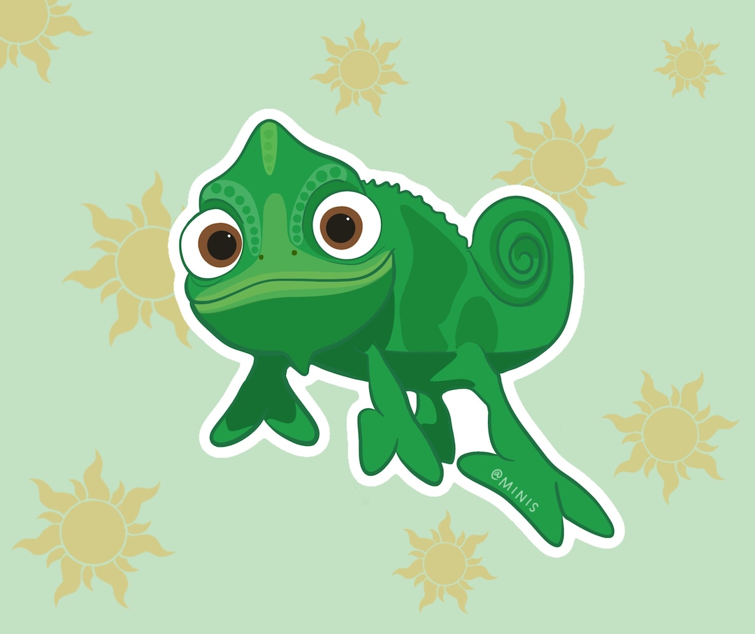 Pascal, Tangled, Digital Sticker, PNG, PDF, SVG - Etsy