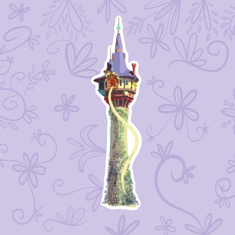 Rapunzel Tower Digital - Etsy