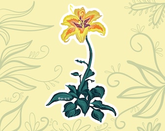 Tangled Flower, Digital Sticker, PNG, PDF, SVG - Etsy