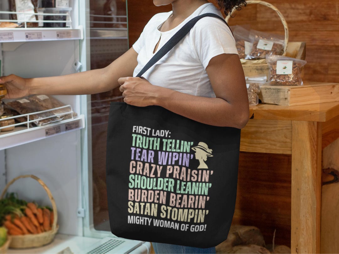Pastor Wife First Lady Appreciation Gift, Christian Cotton Canvas Bible ...