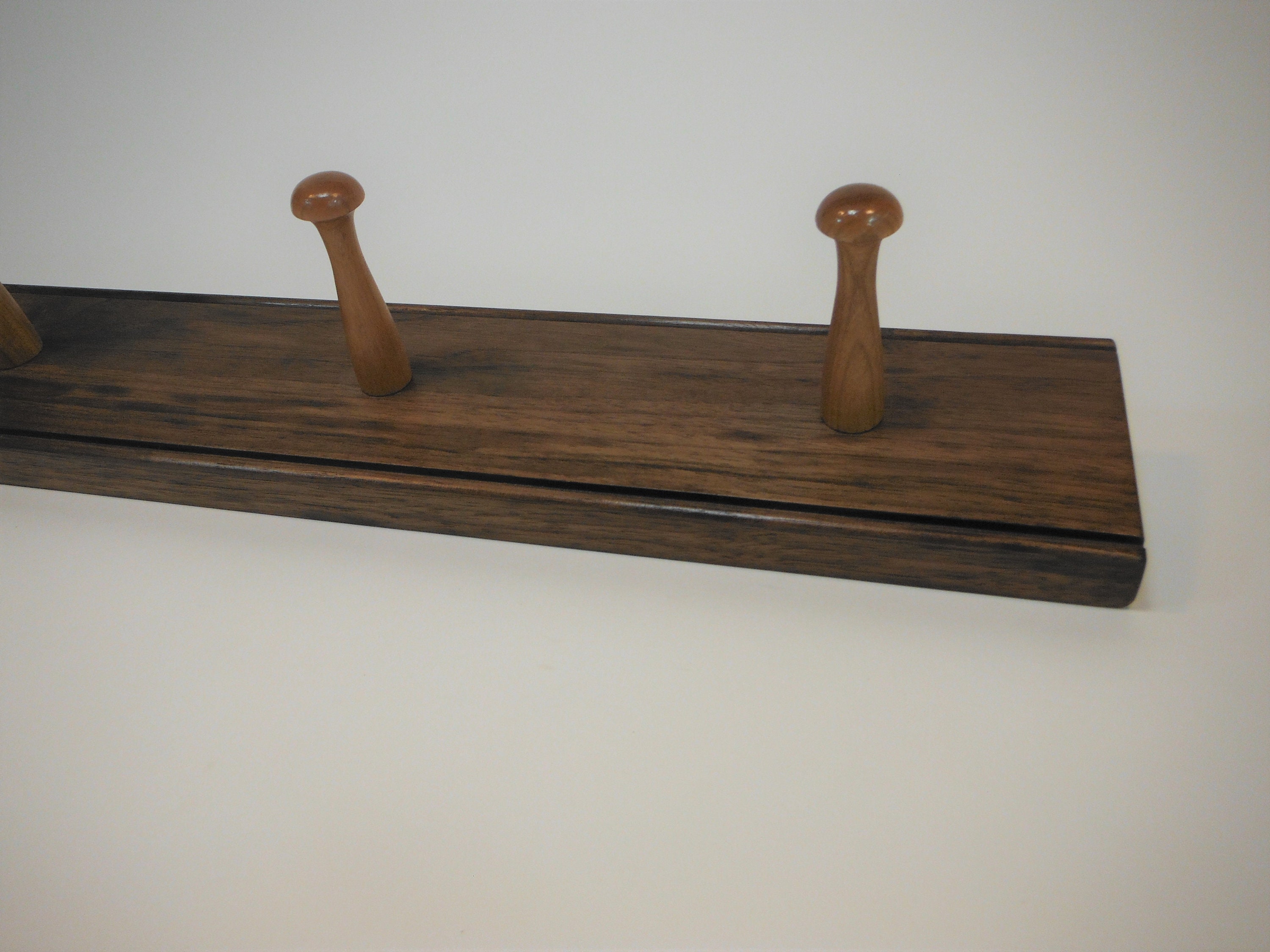 24 Handmade Shaker Peg Rail in Black Walnut - Etsy