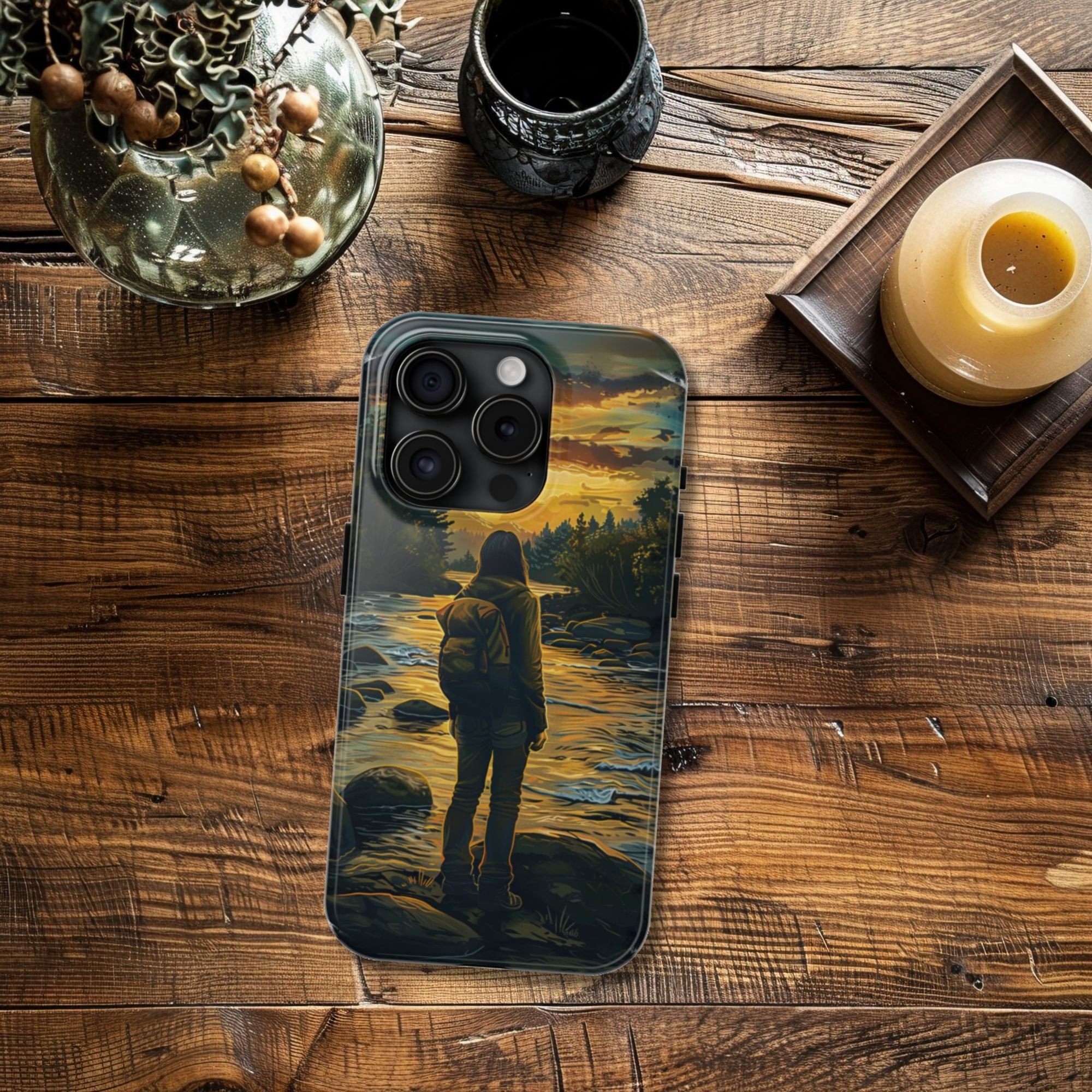 Trekking and Hiking Phone Case for iPhone 16 15 14 13 12 11 Pro Max ...