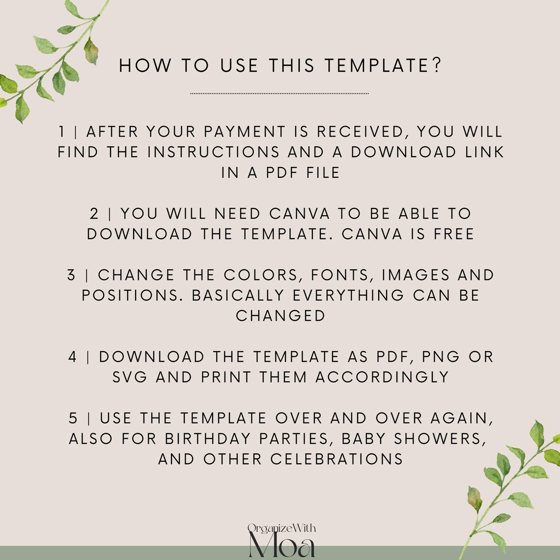 Recipe Card, Recipe Card Template, Recipe Card Download, Digital Recipe ...