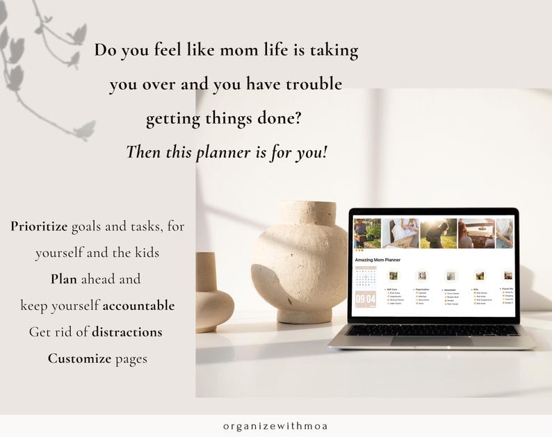 Notion Mom Planner, Mom Life Organization Template, Digital Dashboard ...