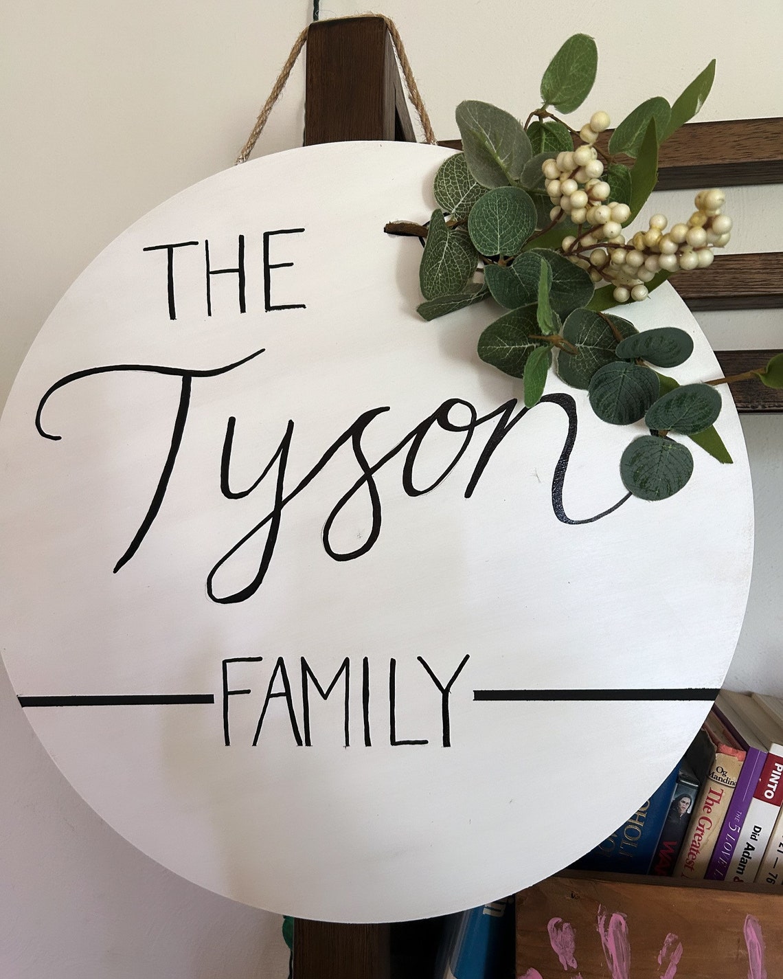 Last Name Sign - Etsy