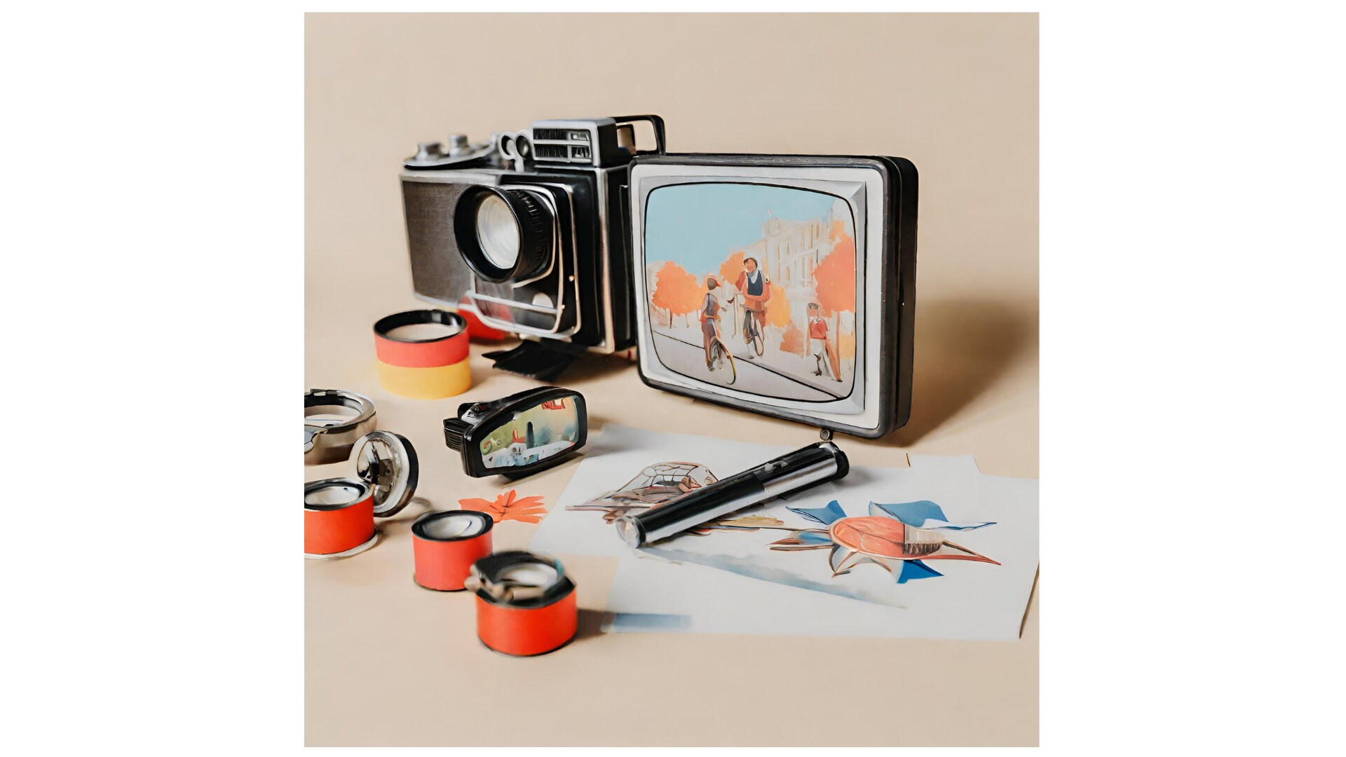 Different | Clipart | Photo Camera | Shapes | Pinky | Orange ...