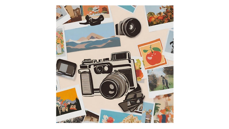 Different | Clipart | Photo Camera | Shapes | Pinky | Orange ...