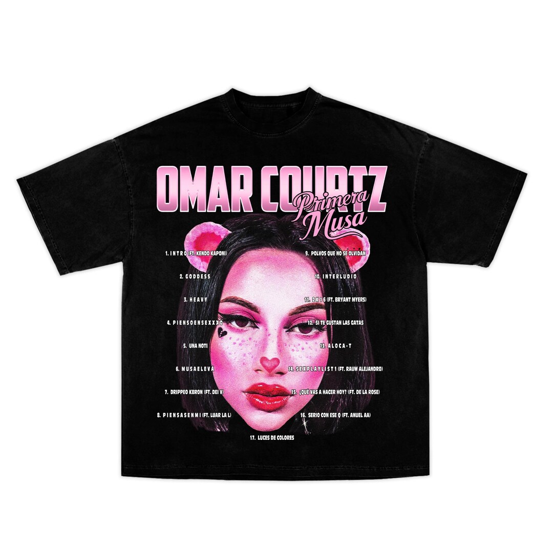 Omar Courtz Primera Musa Graphic Tee - Etsy