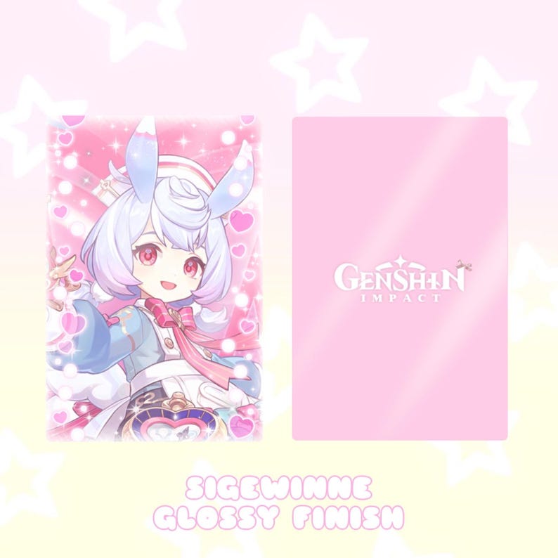 Genshin Impact Photocards Handmade Kpop Style – Mizuki, Sigewinne ...