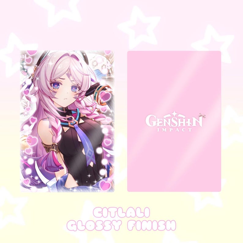 Genshin Impact Photocards Handmade Kpop Style – Mizuki, Sigewinne ...