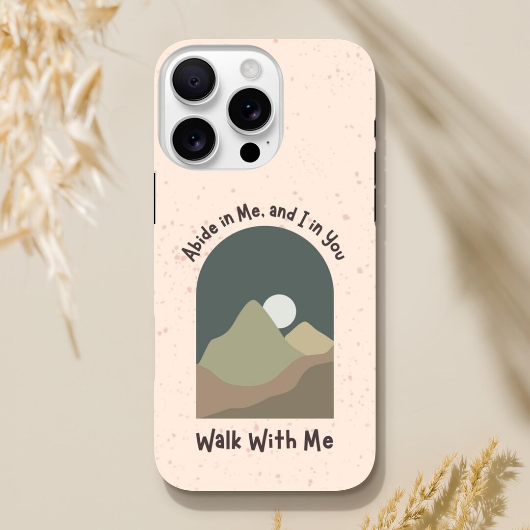 Walk With Me Phone Case - LDS Youth Theme 2026 - Moses 6:34 - Etsy