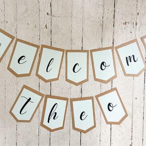 Simple Cursive Banner Printable - Etsy