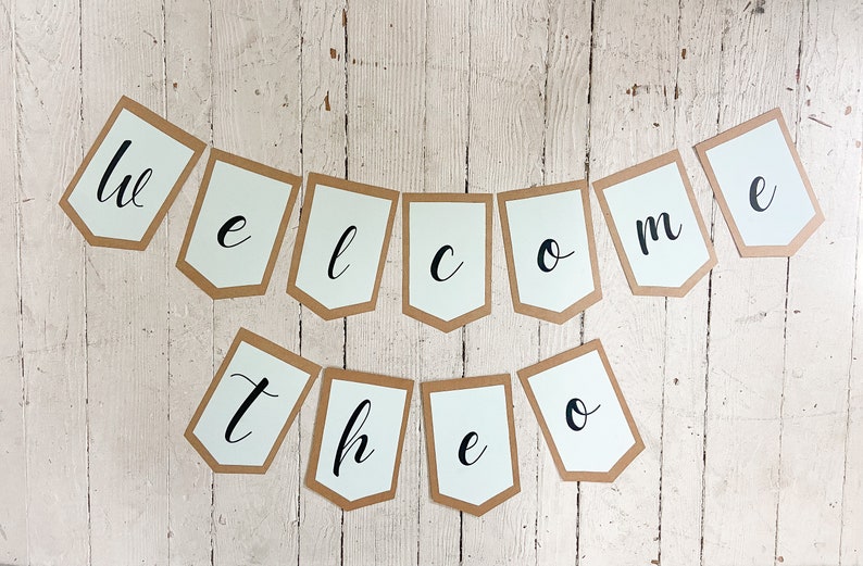 Simple Cursive Banner Printable - Etsy