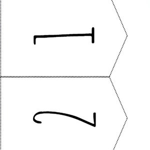 Simple Print Font Banner Printable - Etsy