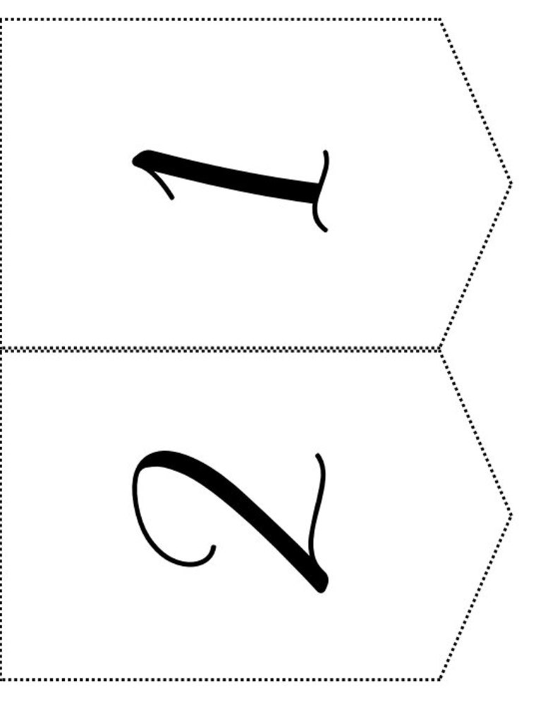 Simple Cursive Banner Printable - Etsy