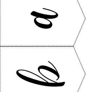 Simple Cursive Banner Printable - Etsy