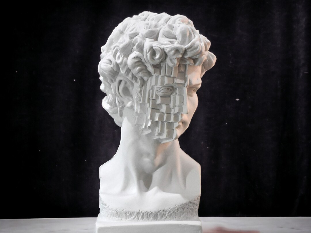 DAVID Large David Statue Head Sculptures 13 Michelangelo David Bust ...