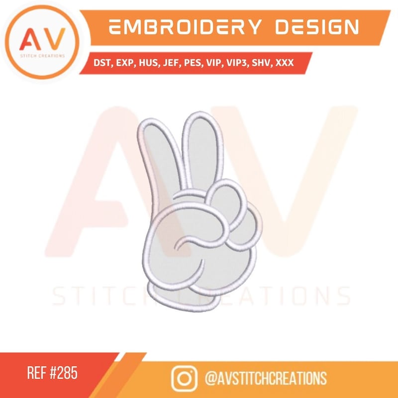 Peace Sign Applique - Etsy