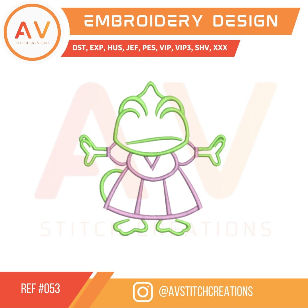 53 Pascal Chamaleon. Tangled. Outline Stitch Embroidery. Embroidery ...