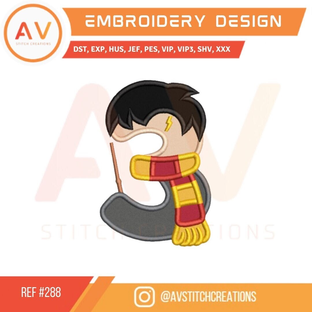 288 Wizard Boy No3. Wizard Embroidery Applique. Machine Embroidery ...