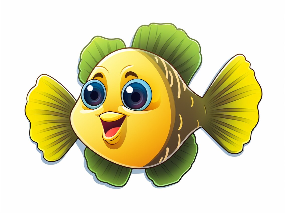 Underwater Fish Scene PNG - Etsy